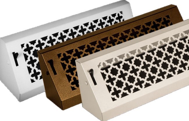 Bronze Series Victorian Baseboard Register